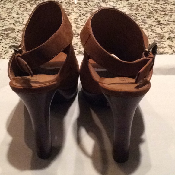 Lauren Ralph Lauren | Shoes | Lauren Ralph Lauren Suede Peep Toe Open ...
